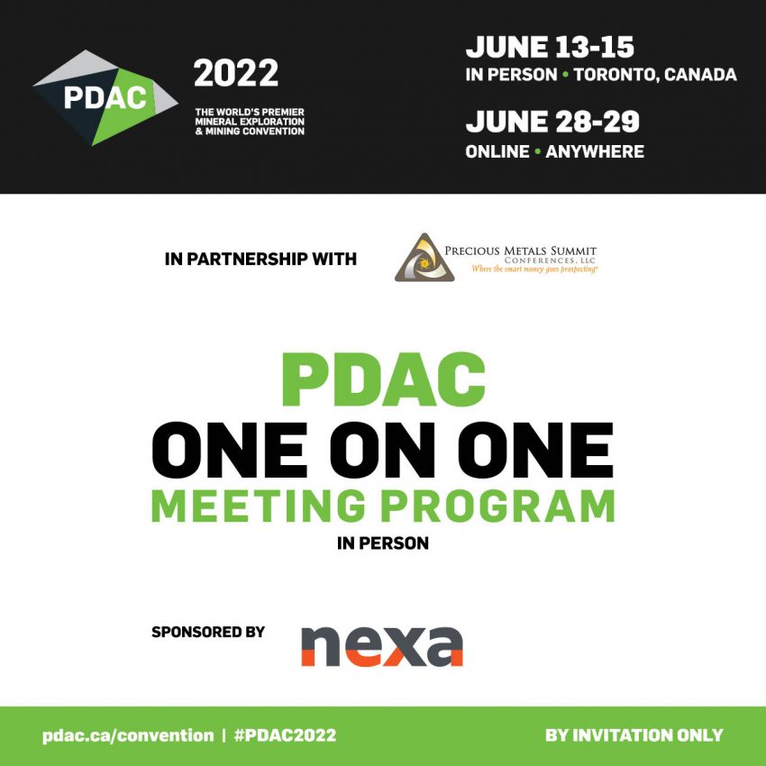 PDAC 2022 One on One Meeting Program | Precious Metals Summit Conferences